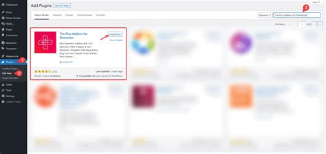 How To Install And Activate The Plus Addons For Elementor Pro The Plus Addons For Elementor