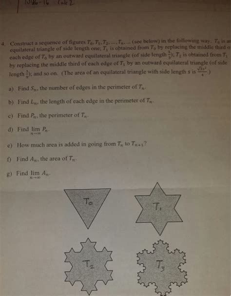 Solved Construct A Sequence Of Figures T T T Chegg Com