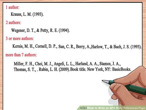 Ways To Write An APA Style References Page WikiHow