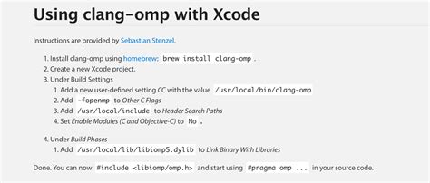 Opencl Find Other C Flags In Xcode 7 Stack Overflow