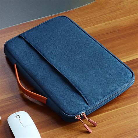 JMUYTOP Tas Laptop Sleeve Case Bag Waterproof Shockproof 13 3 Inch ST 001 Navy Blue
