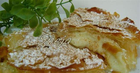 БУГАЦА ГРЪЦКА БАНИЦА С КРЕМ Рецепты еды Кулинария Еда