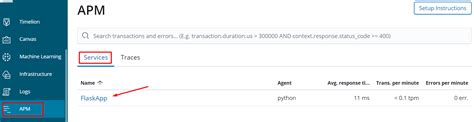 monitoring python flask application with elastic apm