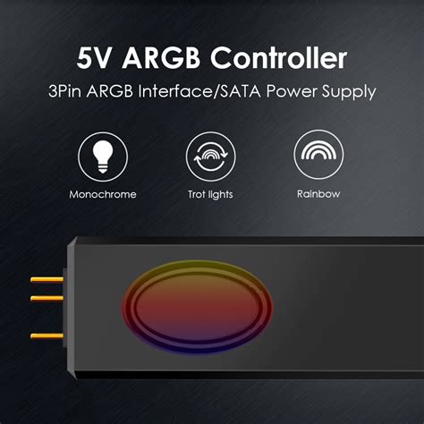 5v Argb Controller 3pin Sata Voeding Desktop Compu Vicedeal