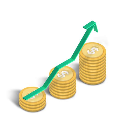 3d Money Finance Concept Growth Up Saving Money Png 9593833 Png