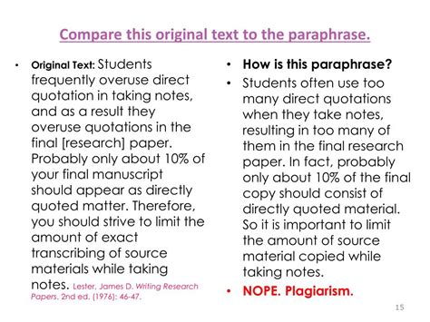 Ppt Quoting Paraphrasing And Summarizing Powerpoint Presentation Id 2422848