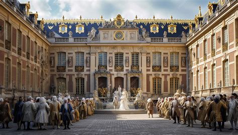 Premium Ai Image A Realistic And Detailed Picture Of The Court Of