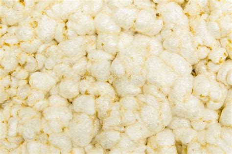 Close Up Of Rice Cake Texture Stock Image Image Of Cake Circle
