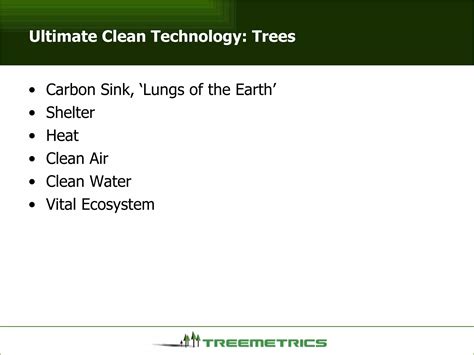 Tree Metrics Ppt