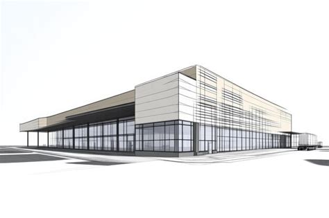 Hightech Logistics Warehouse With Automated Systems Premium Ai Generated Image