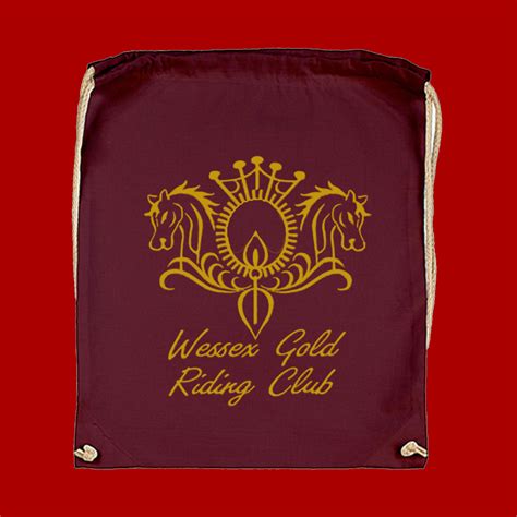 Draw String Bag Wessex Gold Riding Club