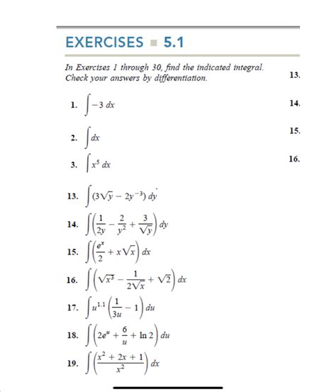 Solved In Exercises 1 Through 30 Find The Indicated