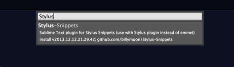 Instalar Sintaxis De Stylus En Sublime Text