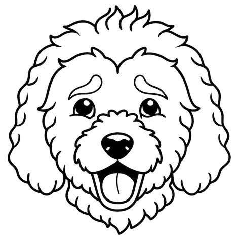 Premium Vector Cockapoo Dog Cries Icon Vector