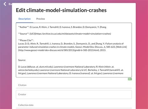 Creating Datasets Open Machine Learning