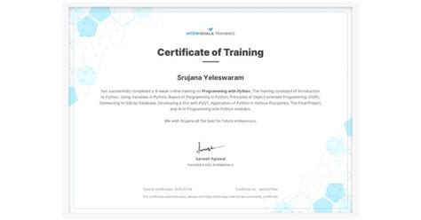 Srujana Yeleswaram On Linkedin Successfully Completed The Programming