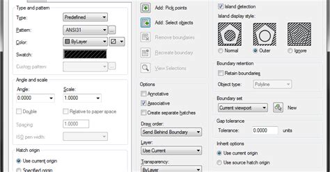 Poly In 3d Hatch And Gradient Dialog Box Tip