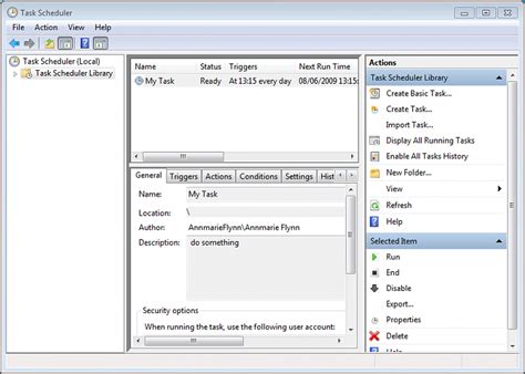 Task Scheduler Create New Task Tutorials