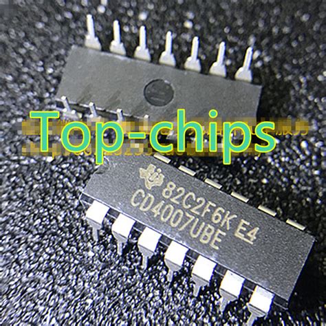 5pcs Dip Ic Cd4007ube Cd4007 Ti New Ebay