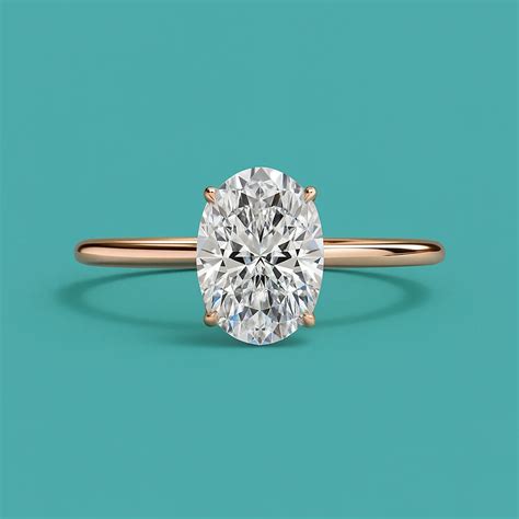 Get Oval Lab Diamond Engagement Ring S Gemone Diamond