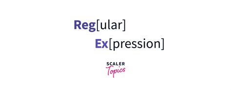 Which Module In Python Supports Regular Expressions Scaler Topics
