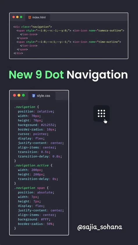 9 dot navigation