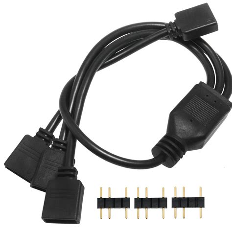 Buy SJZBIN ARGB Splitter Black Cm Pin Addressable RGB To Splitter Cable Online At