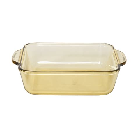 2160 Ml Amber Square Baking Dish Kitchen Pro