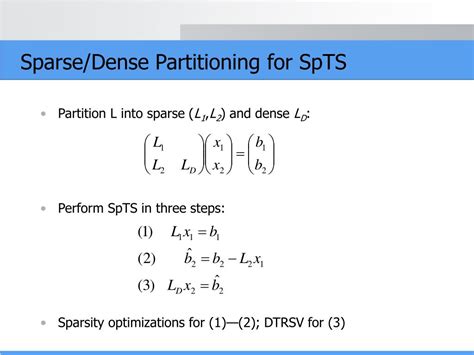 Ppt Automatic Performance Tuning Of Sparse Matrix Kernels Powerpoint