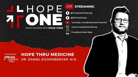Ep06 Hope Thru Medicine W Dr Daniel Eichenberger M D Hope Thru
