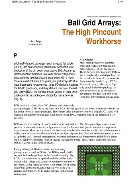 Download Ball Grid Arrays Pdf By Ball Grid Arrayspdf