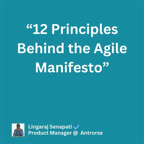 Lingaraj Senapati On Linkedin Agilemanifesto Softwaredevelopment