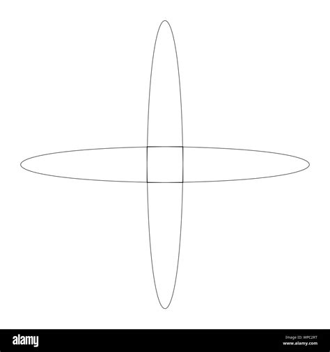 Circular Geometric Design Element S With Editable Lines Outline Is