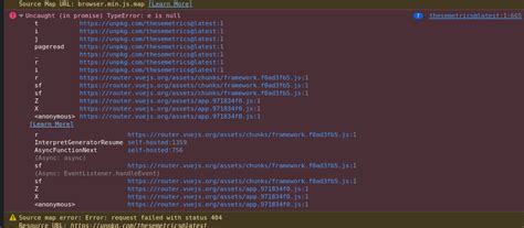 Thesemetrics Makes Documentation Site Unusable Issue 1915 Vuejs