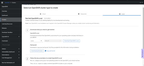 Openshiftの開発環境となるred Hat Openshift Localをred Hat Codeready Containers