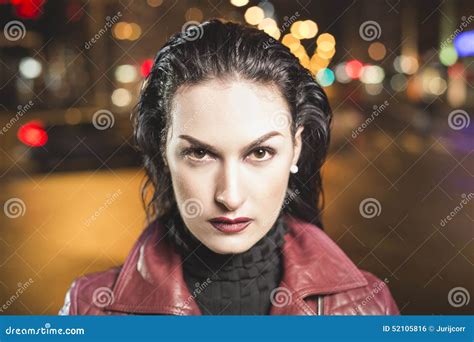 Lady Vamp Portrait On A City Bokeh Background Stock Photo Image Of Lady Beautiful