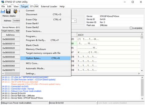 Stm32之option Bytes踩坑记录 Jarvis Blog 白帽子、全栈、iot安全专家、嵌入式系统专家