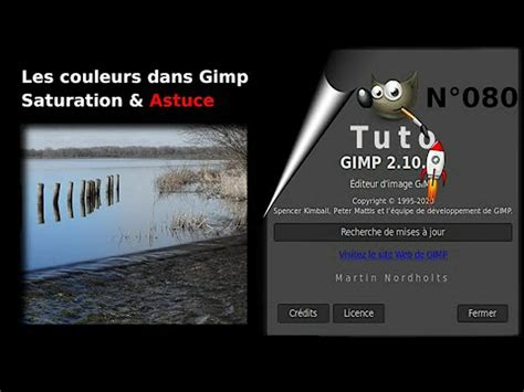 Tuto Gimp 2 10 Pour Débutant 080 Saturation And Astuce