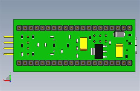 Stm32小型验证开发板step模型图纸下载 懒石网 Stm32小型验证开发板step模型图纸下载 懒石网