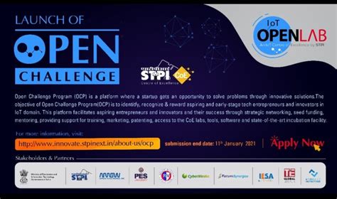 STPI CoE IoT OpenLab Open Challenge Program OCP Submit By Jan NoticeBard Home