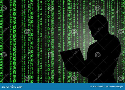 Young Hacker In Data Security Concept Stock Image Image Of Phishing