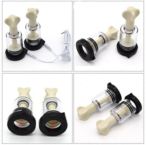 Bdsm Medical Electro Shock Sex Toys Kit Electric Nipple Clamps Vacuum Sucker For Body Extension