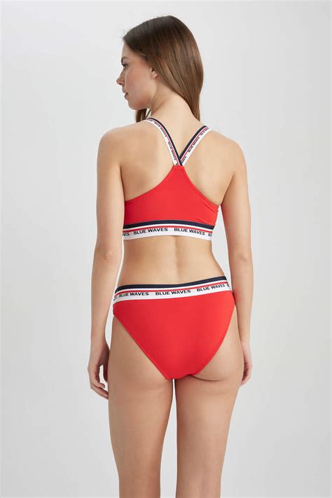 Red Woman Defactofit Bikini Bottom 2813387 Defacto