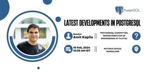 Amit Kapila On Linkedin Postgresql Bangalore Meet Up Learn About The