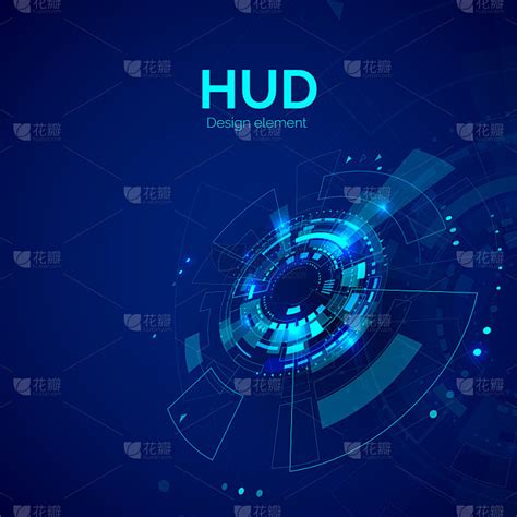 住房和城市发展部设计元素。平视显示未来的数字技术。科幻或网络空间可视化。向量 住房和城市发展部设计元素。平视显示未来的数字技术。科幻或网络空间可视化。向量