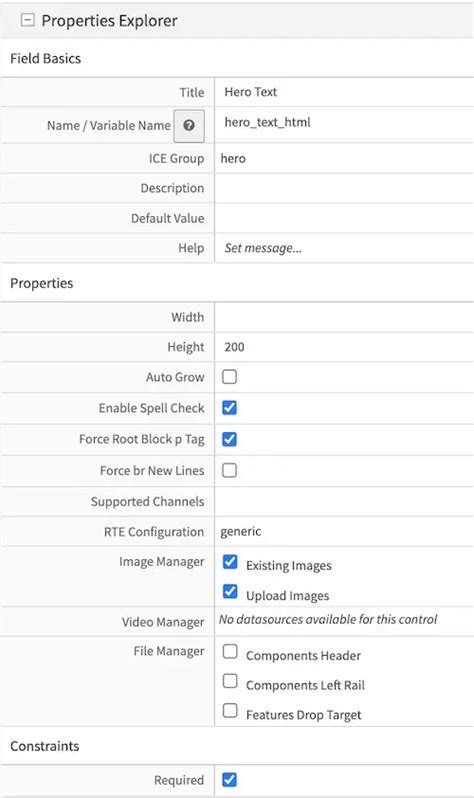 Rich Text Editor Control CrafterCMS 4 0 7 Documentation