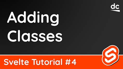 adding and removing html classes svelte tutorial 4 youtube