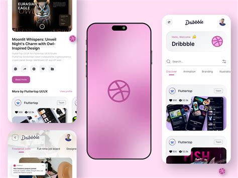 Dribbble Best Design Marketplace By Rishabh Rai For Fluttertop Uiux