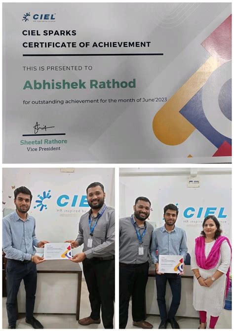Abhishek Rathore On Linkedin Very Happy To Receive Spark Award From