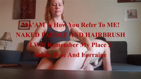 How You Refer To ME Naked Paddle Hairbrush I Will Remember My Place HD P Mp Mistress